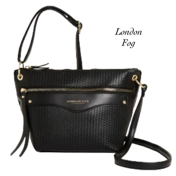 London Fog | Bags | London Fog Collection Aphina Black Gold Hardware ...